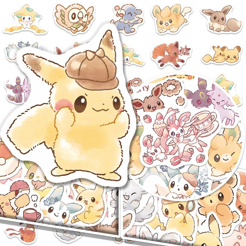 160p Pokemon Pikachu Stickers scrapbooking Phone Case Notebook ...