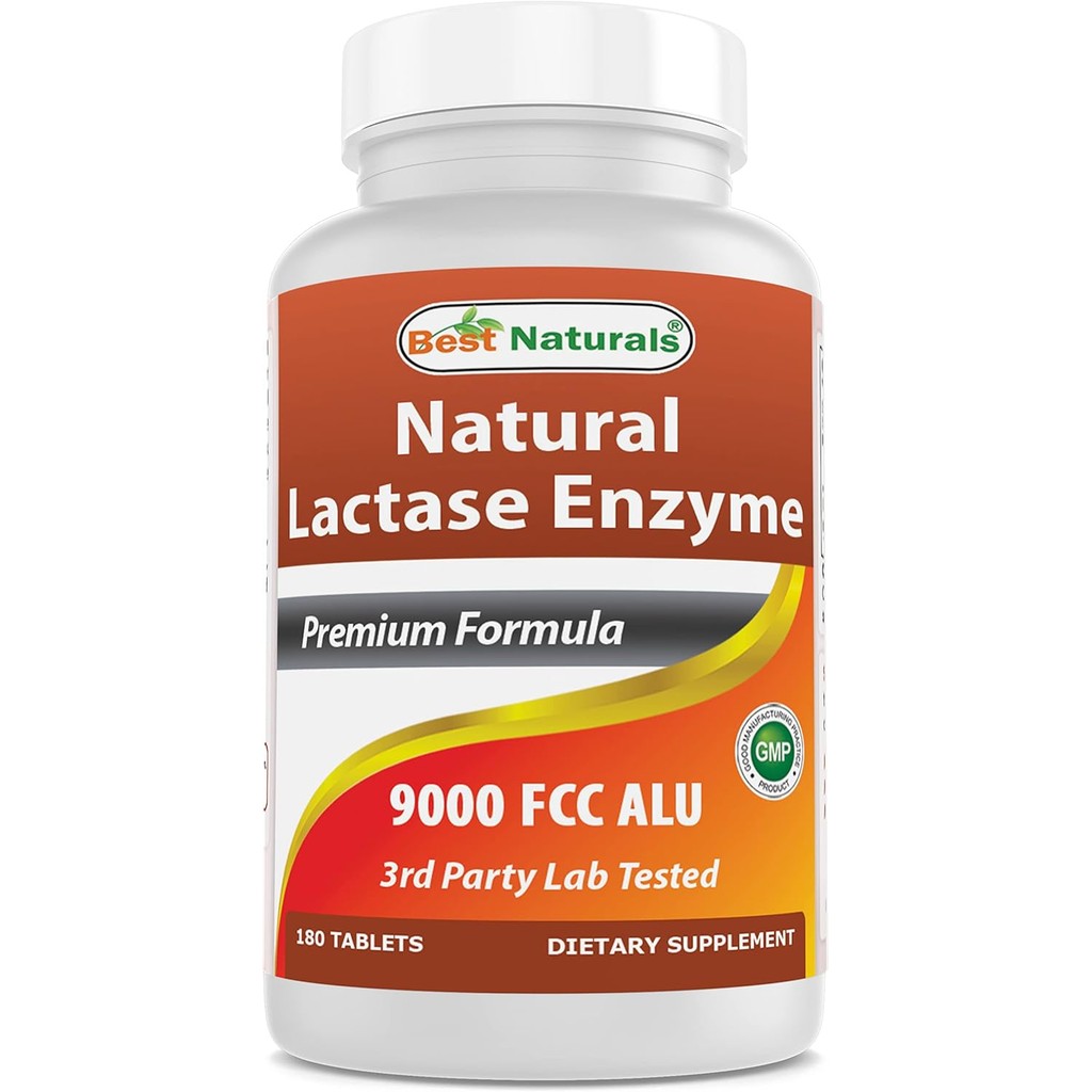 Best Naturals Lactose Intolerance Relief Tablets with Natural Lactase ...