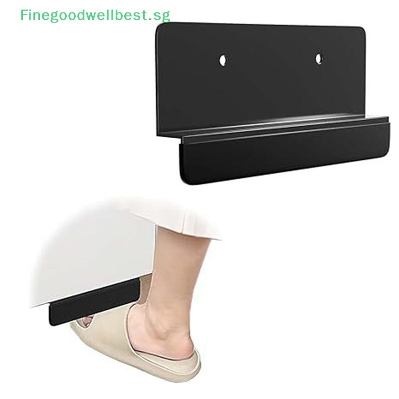 FBSG Trash Cabinet Foot Handle Metal Hands-free Screw Mounted Kitchen ...