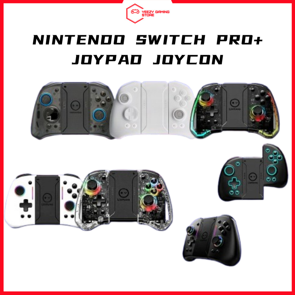 Nintendo Switch Pro+ Joypad Joycon Wireless Controller Gaming ...