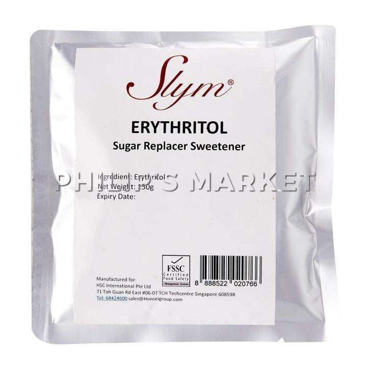 Slym Erythritol Sugar Replacer Sweetener 150g | Shopee Singapore