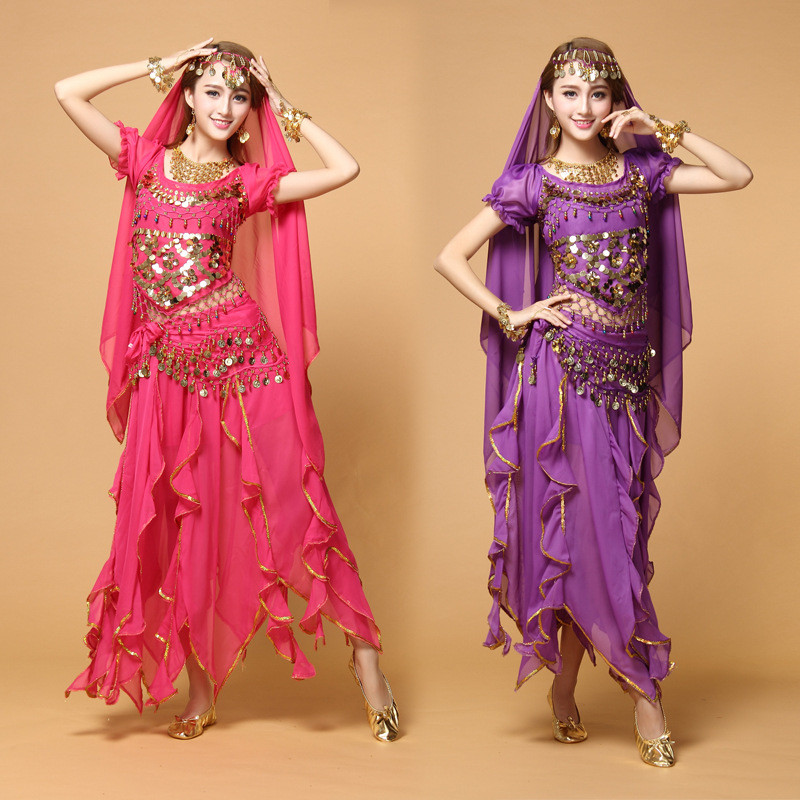 Indian Dance Costume New Style Belly Dance Suit Practice Suit Xinjiang ...