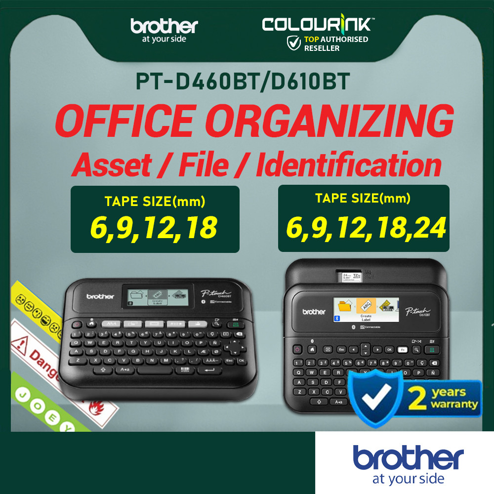 Brother P-Touch PT-D450 PT-D460BT Portable Label Maker Sticker Price ...