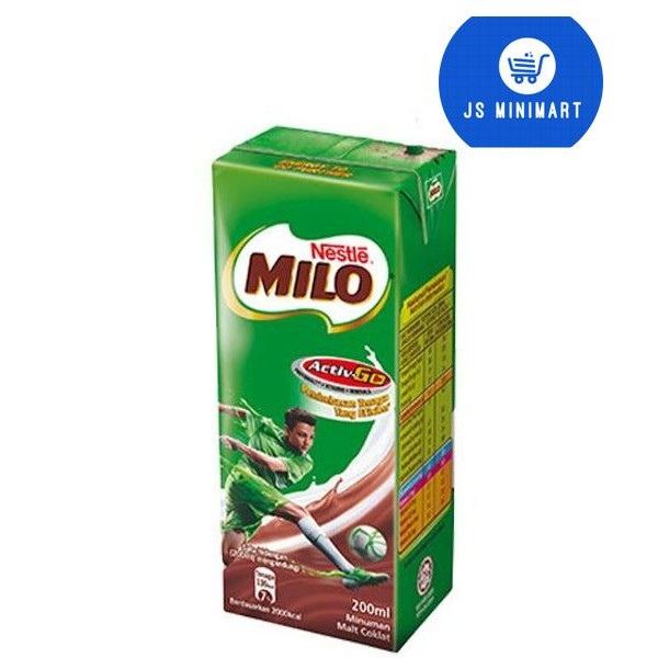 Milo Chocolate Malt UHT Packet Drink 200ml | Shopee Singapore