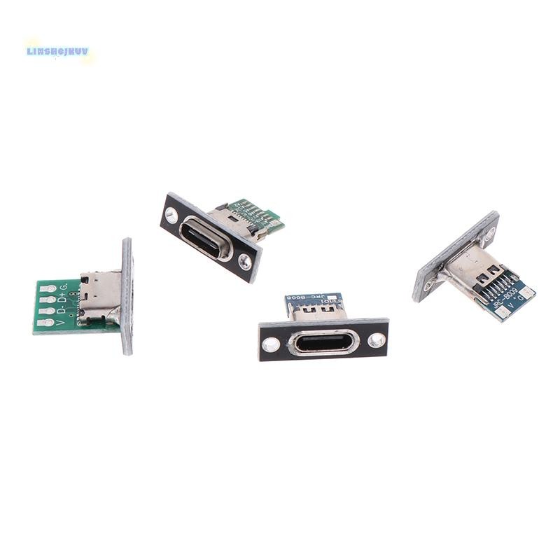[Aus-t] Charging Port USB Type C Socket Connector 2Pin 2P 4P Waterproof ...