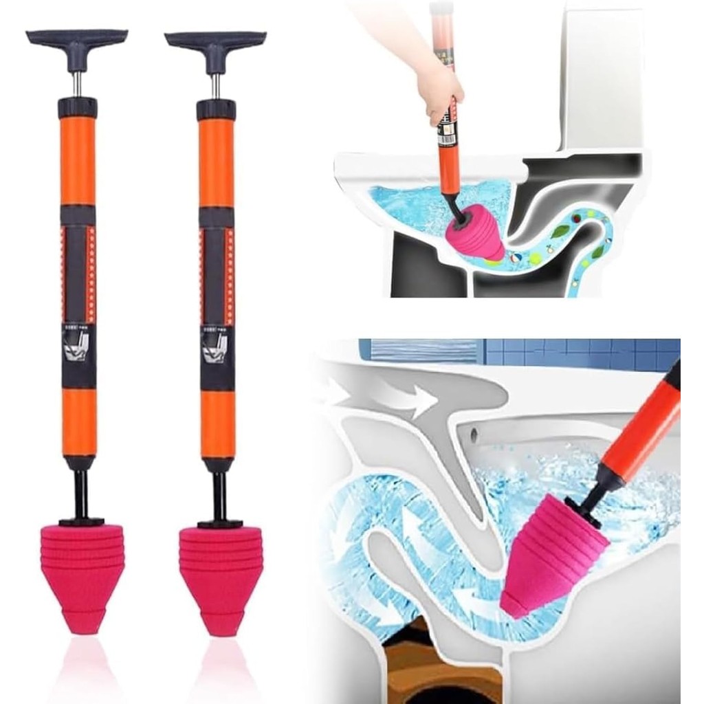 Clogged Toilet Pump Drain Buster Air Pump Toilet Plunger Clogged Toilet ...