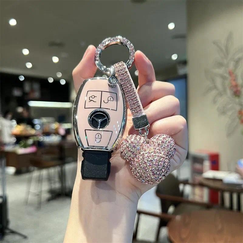 TPU Car Remote Key Case Cover Shell For Mercedes Benz A C E S G Class ...