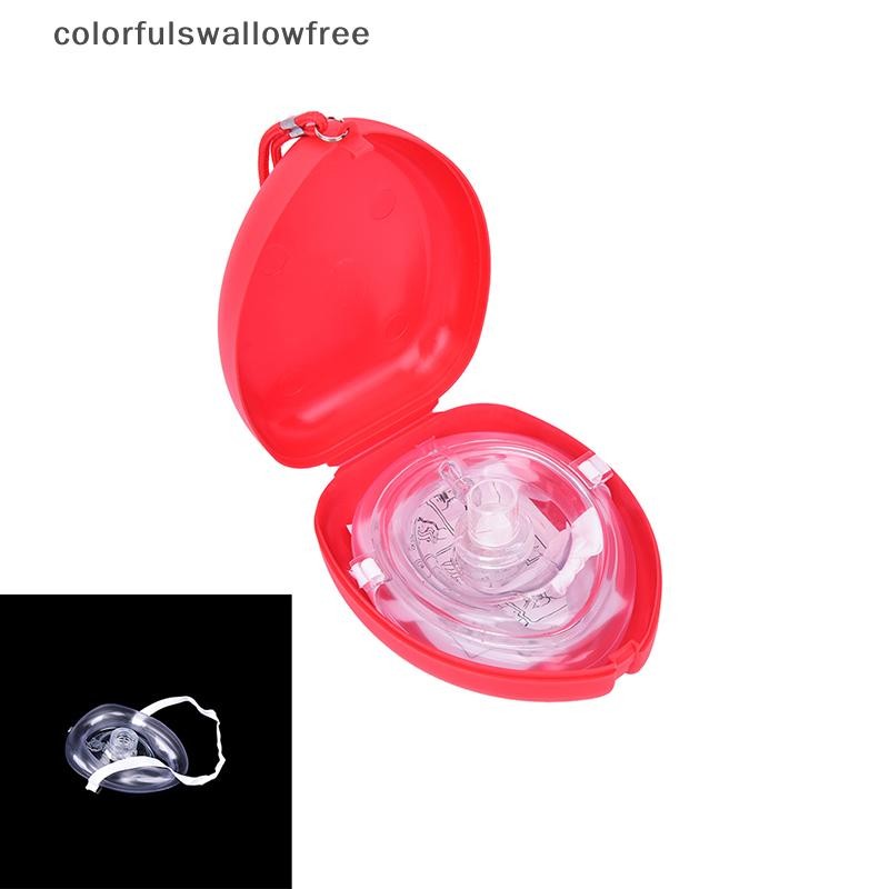 colorfulswallowfree 1 Pocket CPR Mask in hard case Resuscitation Face ...