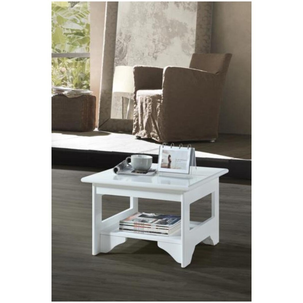 [pre order]Solid wood living room side table, small coffee table ...