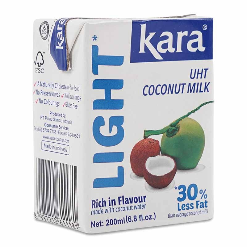 Kara Light UHT Coconut Milk 200ml | Shopee Singapore