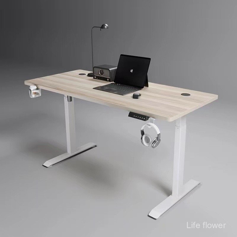 Intelligent office electric lifting table ergonomics home computer desk ...