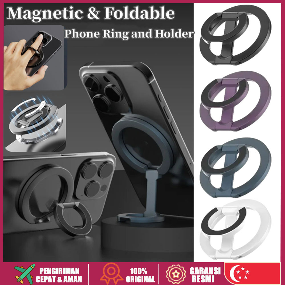 (🔥SG stock🔥) Double Sided MagSafe Phone Stand Magnetic Phone Ring ...