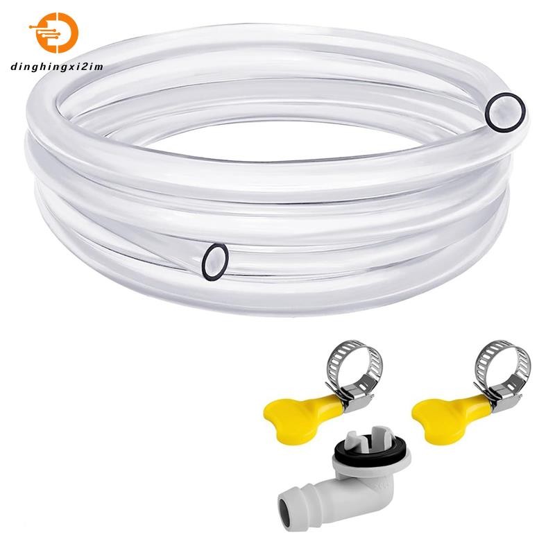 10Ft Portable Air Conditioner Drain Hose, AC Drain Hose Kit, Drain Hose ...