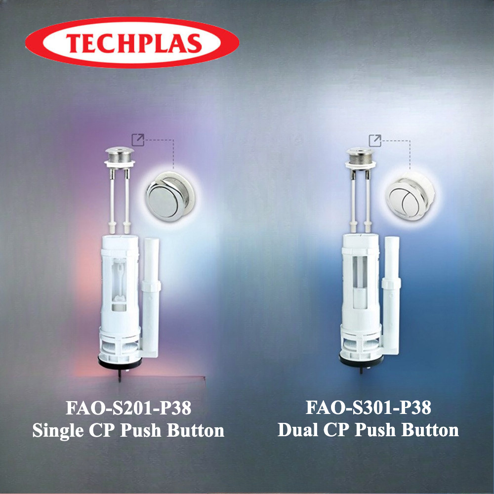 Techplas (FAO-S201-P38 Single CP Push Button)(FAO-S301-P38 Dual CP Push Button)50mm Liftup ...
