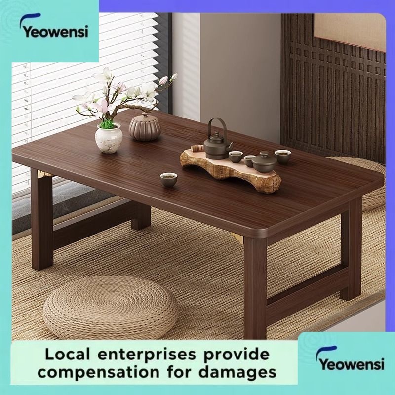 Folding Table Kang Table Bay Window Tatami Table Small Coffee Table Bed ...