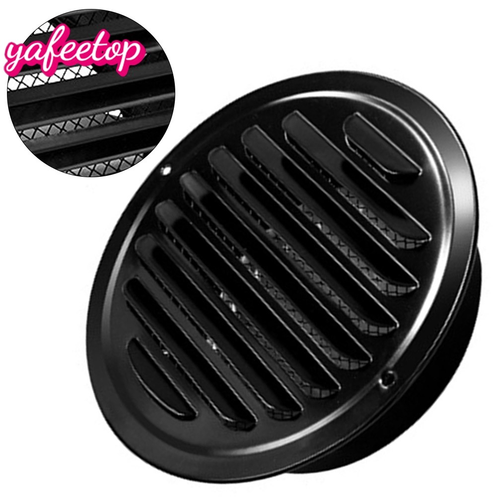 Stainless Steel Exterior Wall Air Vent Grille Round Ducting Ventilation ...