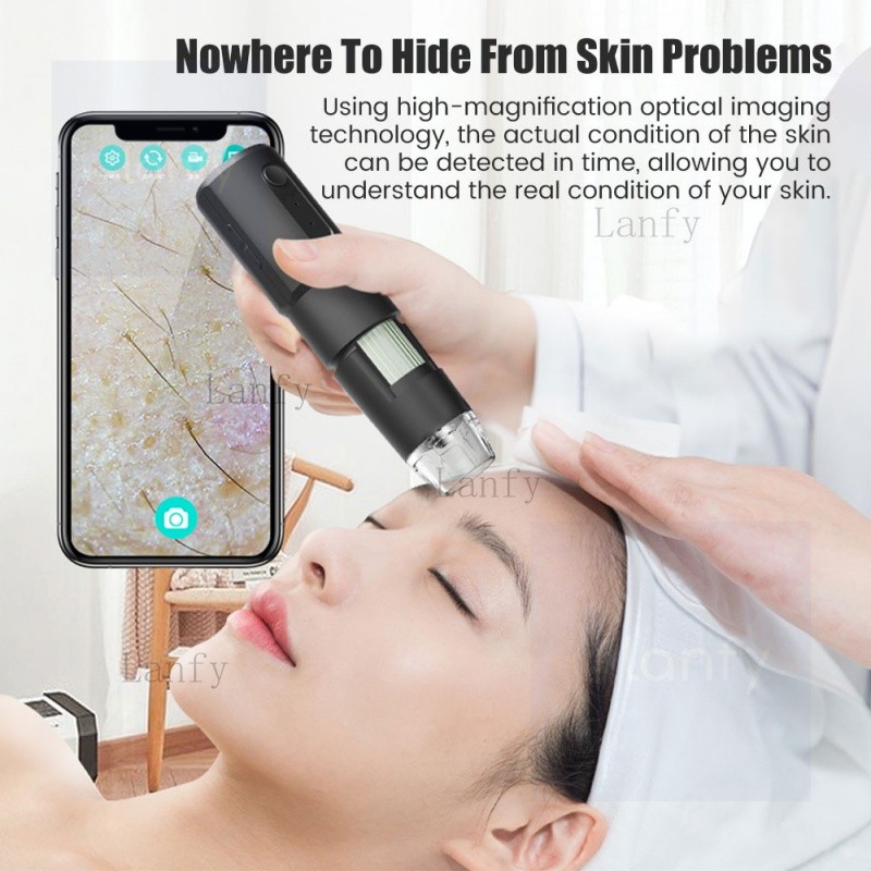 Lanfy Skin Hair Scalp Detector Digital Microscope Analyser Camera ...