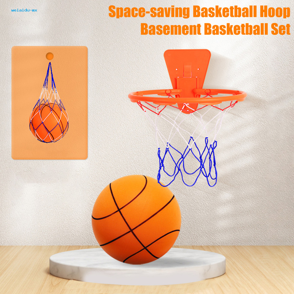 weiaidu Silent Ball Professional Basketball Hoop Space-saving ...