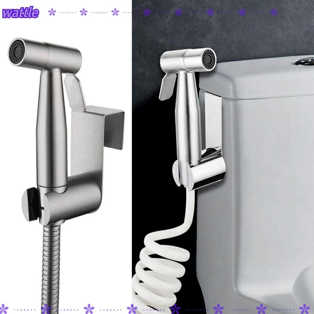 WATTLE Handheld Shower Wand Hook Stainless Steel ABS No Punching ...
