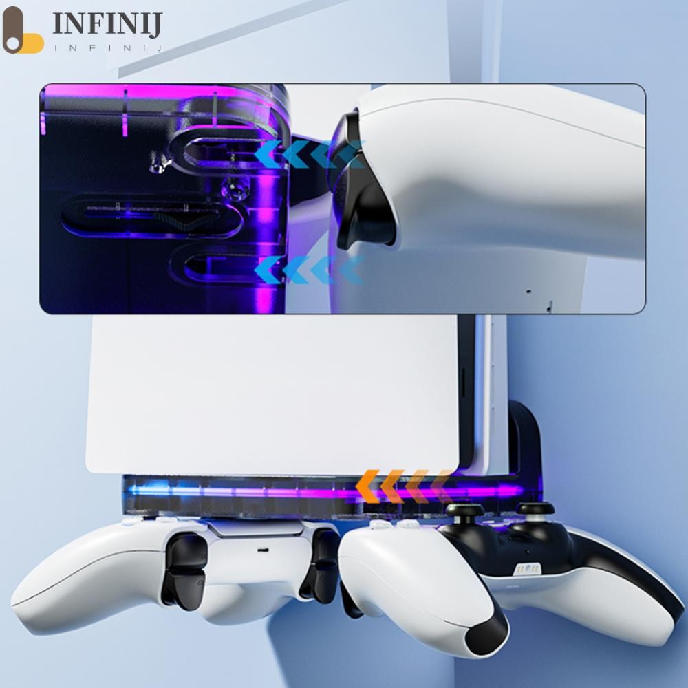 Wall Mount Console Dock Bracket Controller Rack for PS5 Pro/PS5 Slim ...
