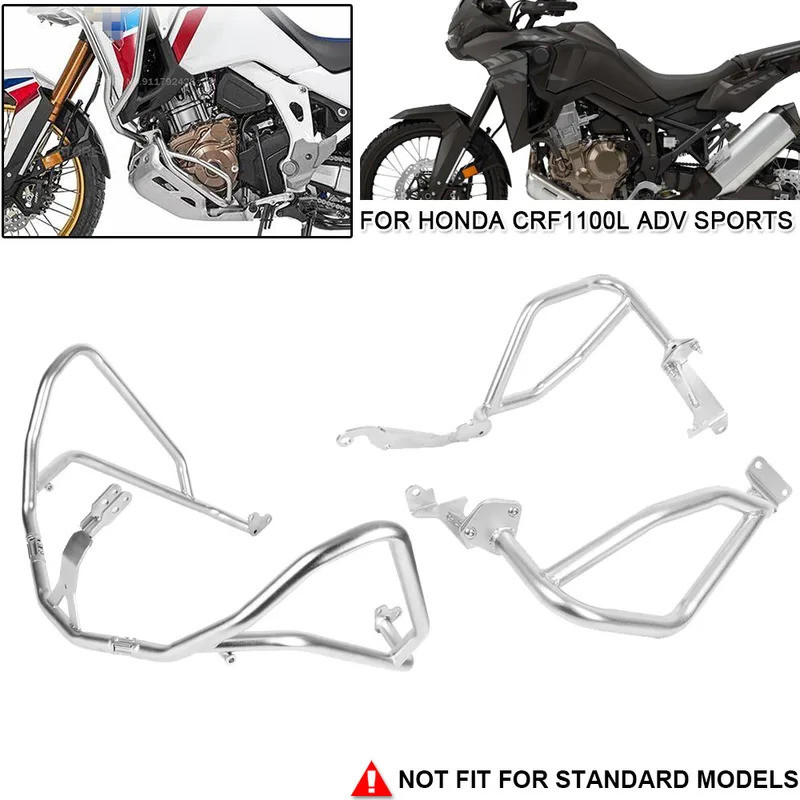 Motorcycle Crash Bar Bumper For Honda CRF1100L Africa Twin ADV Sports ...