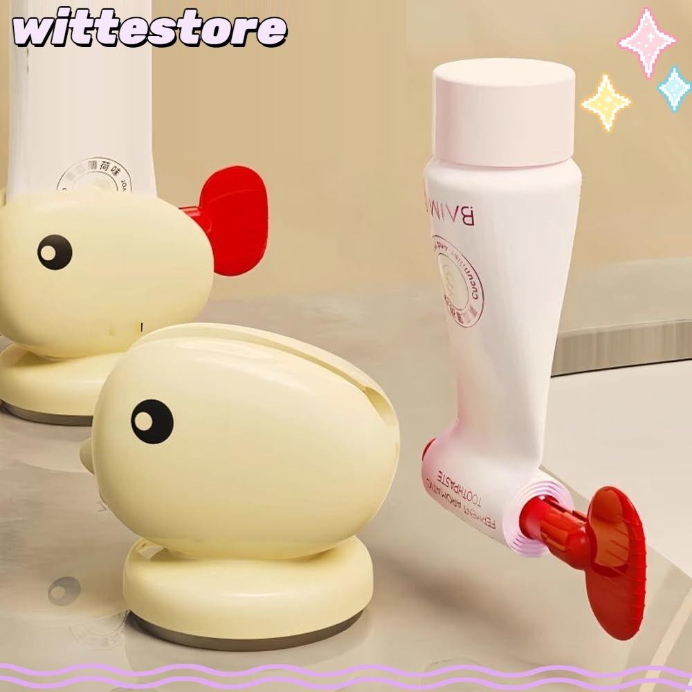 WITTE Whale Toothpaste Squeezer, Suction Cup Manual Toothpaste Holder ...
