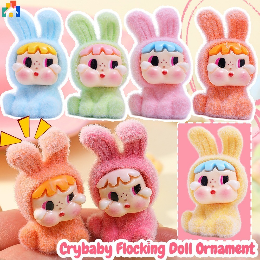 Cartoon Sitting Posture Crybaby Flocking Doll Car Interior Ornaments ...