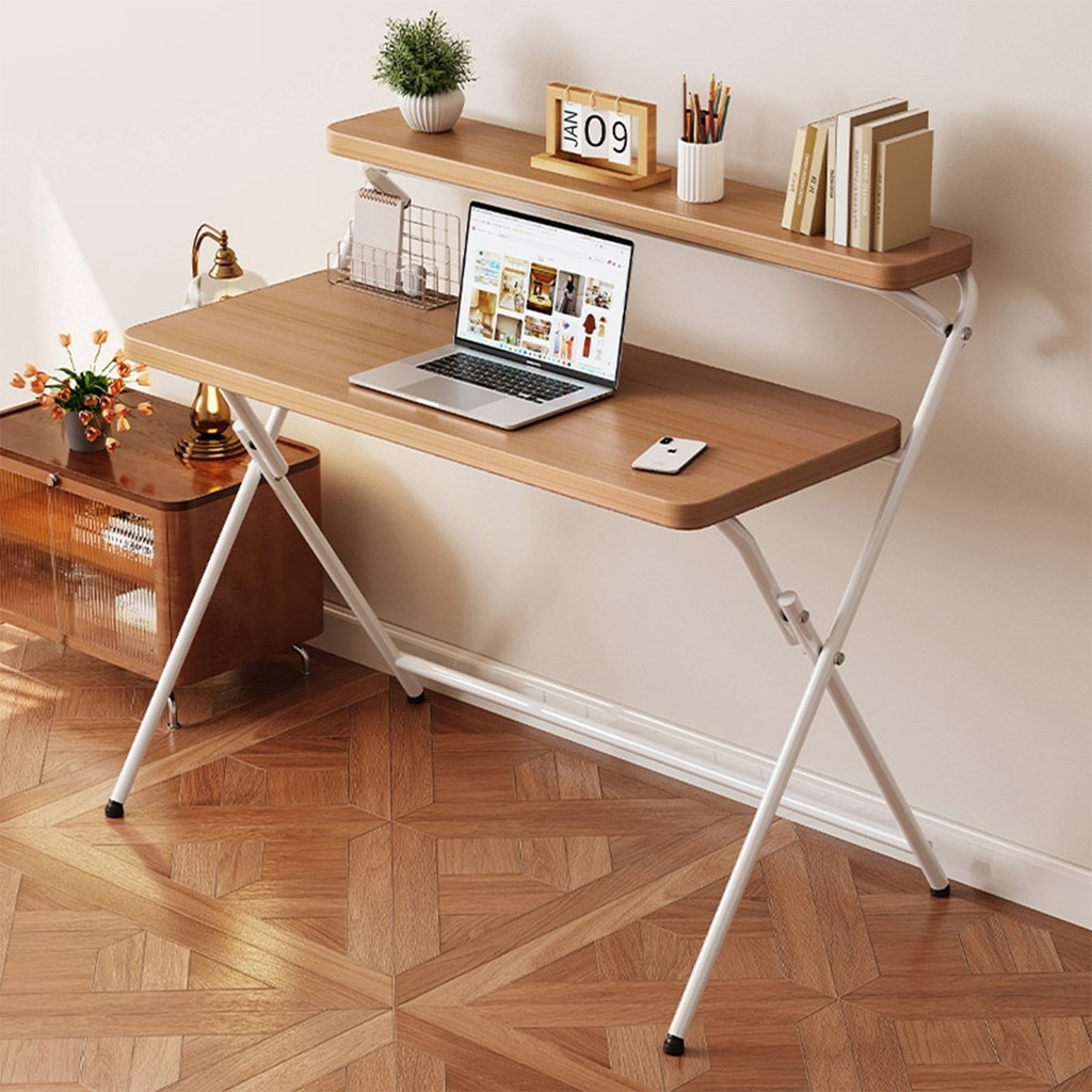 LEERCON Folding Desk, Computer Desk, Office Desk, Simple Bedroom, Home ...
