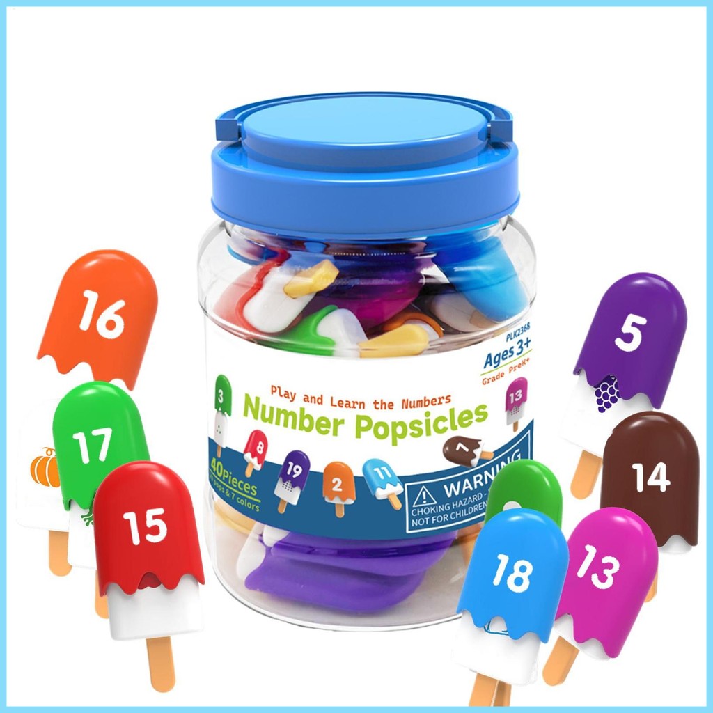 Number Games For Kids Cute Ice Cream Kids Learning Toys Preschool ...