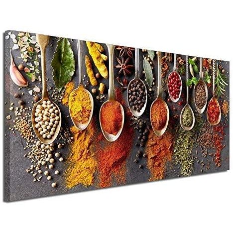 Kitchen Painting Wall Art Spice Poster and Prints For Modern Kitchen ...