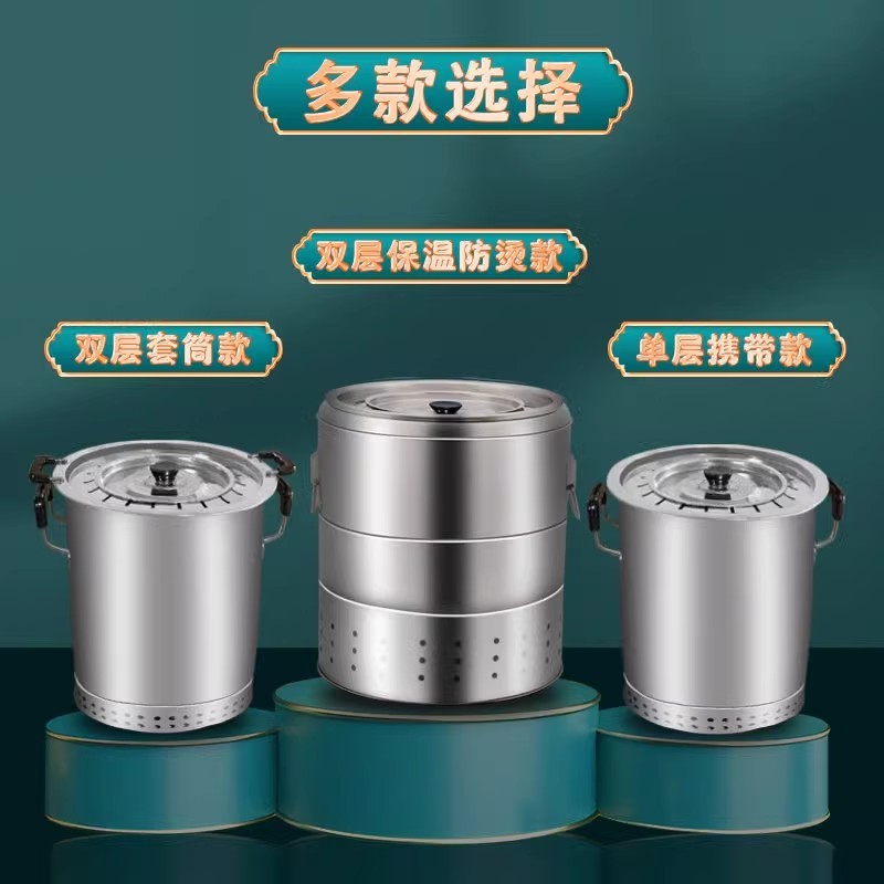 ly New Smokeless Barbecue Oven Household Braised Stainless Steel ...