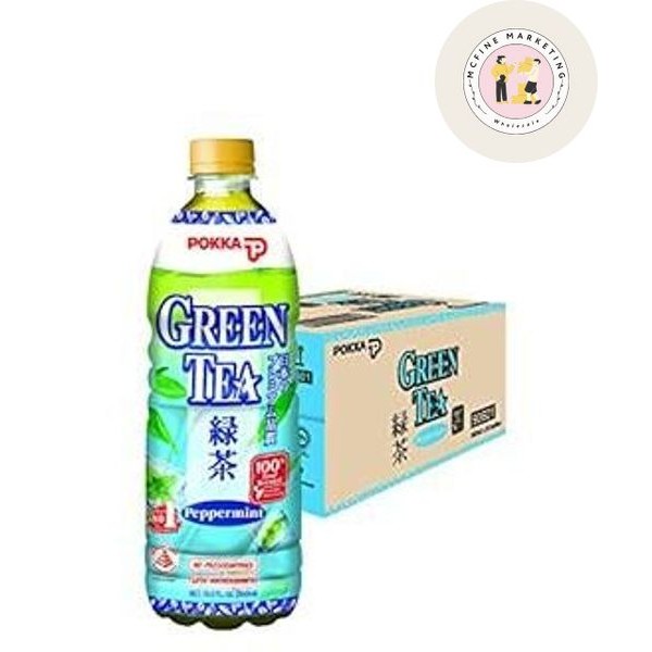 Pokka Peppermint Jasmine Green Tea 24 x 500ml | Shopee Singapore