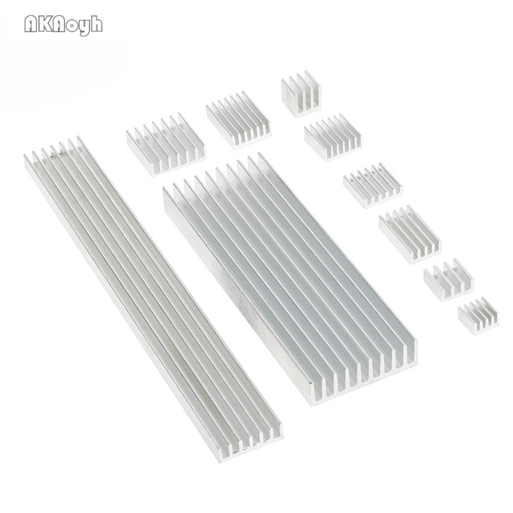 5pcs 20 * 20 * 6 Radiator Aluminum Profile High Power Router Radiator ...