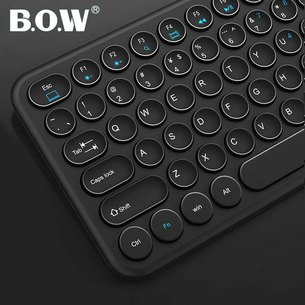 keyboard wireless keyboard BOW Retro Punk Dot Keyboard Wired Laptop ...