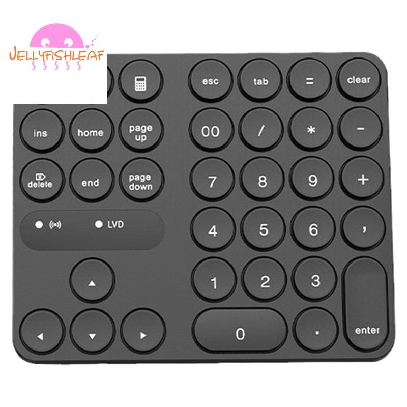 Rechargeable Double Bluetooth Number Pad Wireless Numeric Keypad 35 ...