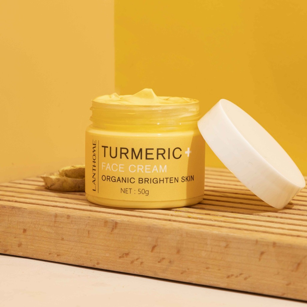 [LANTHOM Turmeric Brightening Cream]Freckle Removing Acne Marks｜Deep Moisturizing Anti-Aging ...