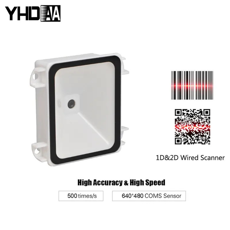 2D Barcode Scanner USB QR Bar code Reader USB RS232 TTL Interface Kiosk Small Fixed Mounted ...