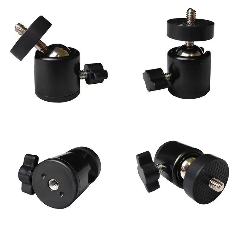 ⭐QUMM⭐ Mini Swivel Ball Head Mount for DSLR Cameras and Various Devices ...