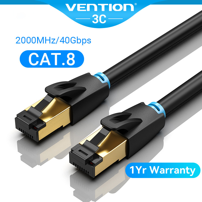 Vention Ethernet Cable Cat 8 40Gbps Super Speed SFTP Cat8 Lan Network ...