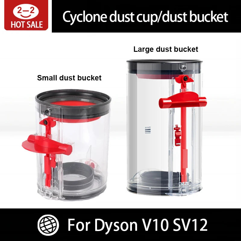 Upgraded Dust bin Replacement for Dyson V10 SV12 Vacuum Cleaner,Small ...