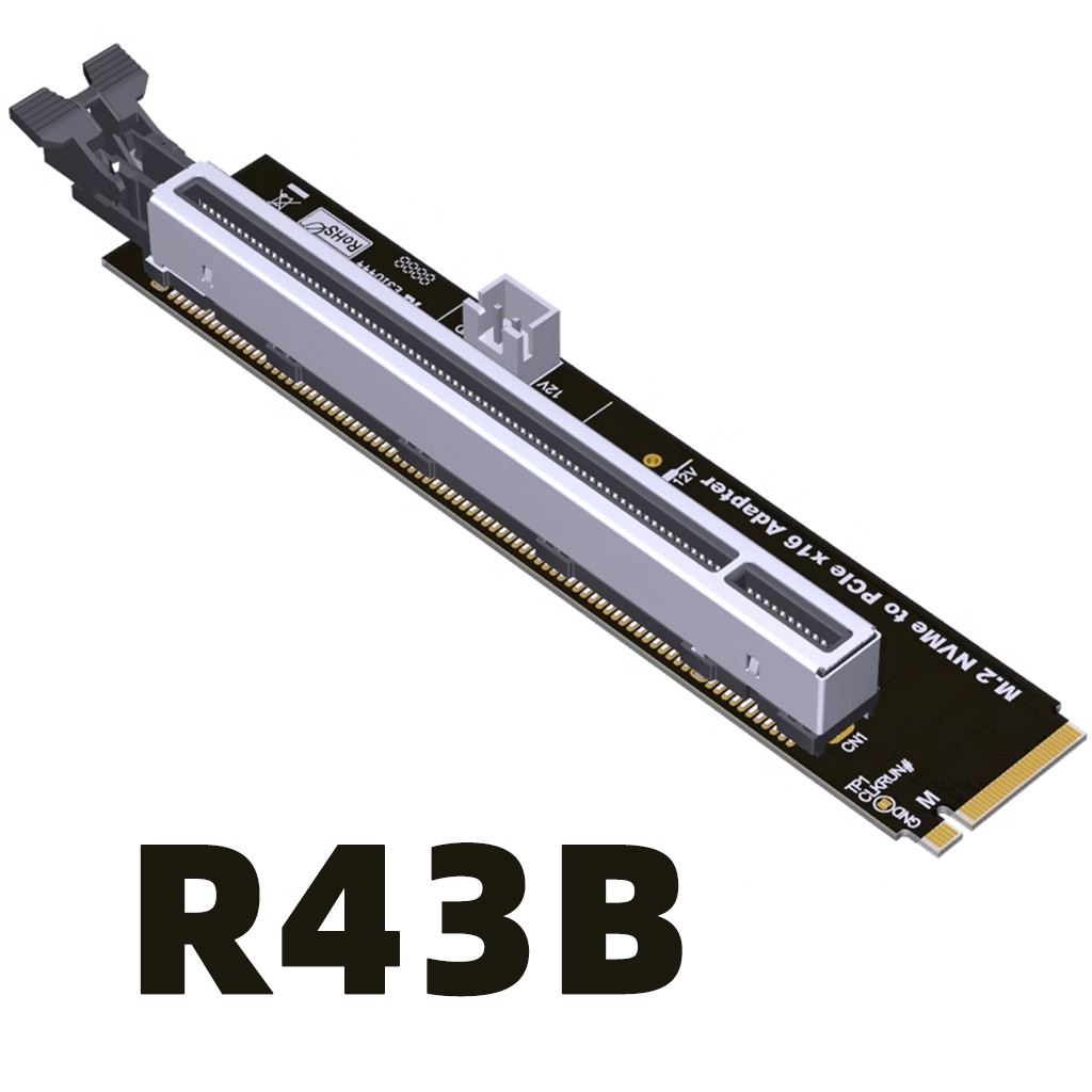 ADT-Link M.2 M Key NVME To PCI-E X4 Riser Adapter Card SATA Power ...