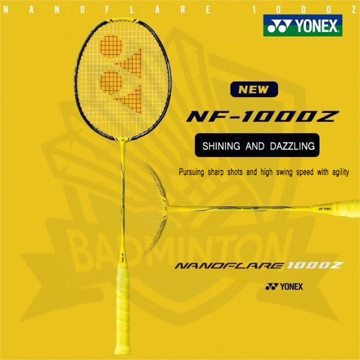 YONEX NANOFLARE 1000Z Badminton Racket Full Carbon Ultra Light Single ...