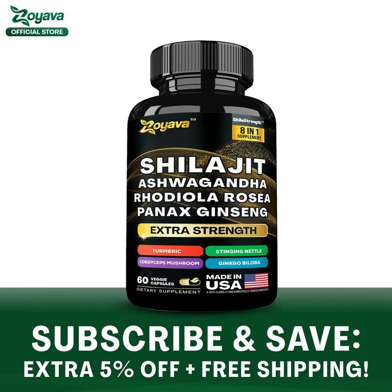 Zoyava Shilajit Supplement - All-in-One Multivitamin Energy Booster ...