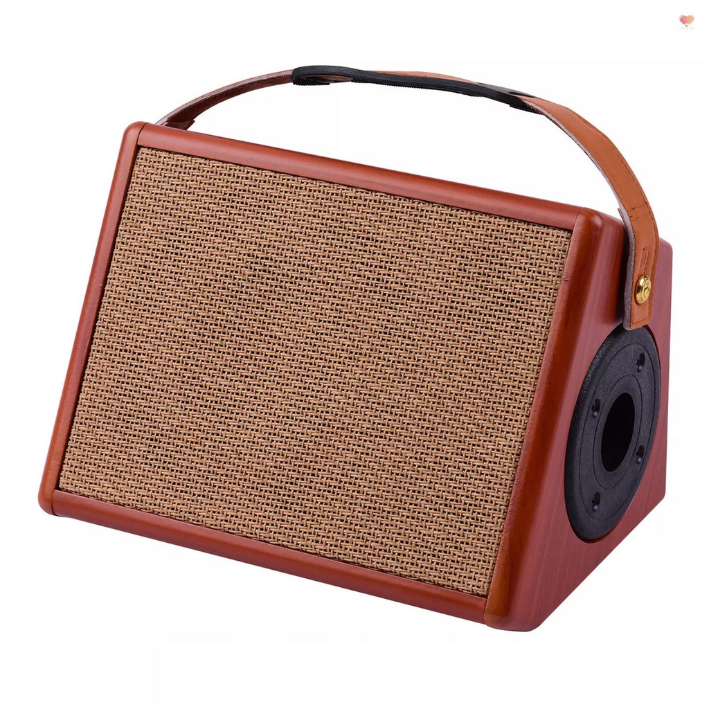 AC-25 25W Portable Acoustic Guitar Amplifier Rechargeable Amp Wireless ...