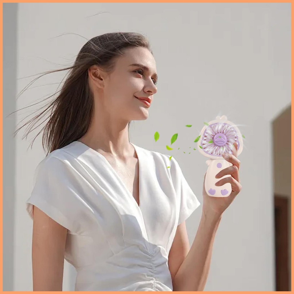 Personal Fan Handheld Rechargeable Portable Small Fan Blower USB Quiet ...