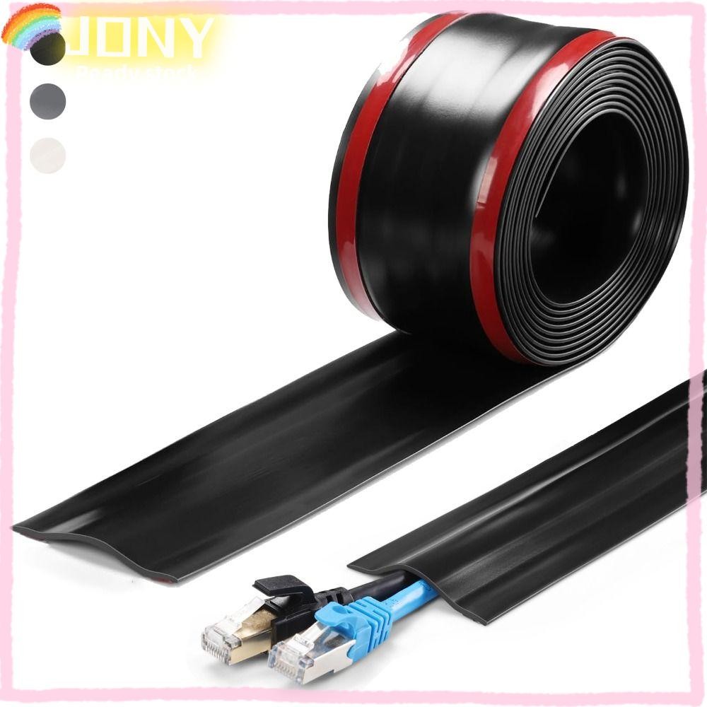 JONY1 Wall Wire Concealer, Soft PVC Floor Cable Cover, Professional ...