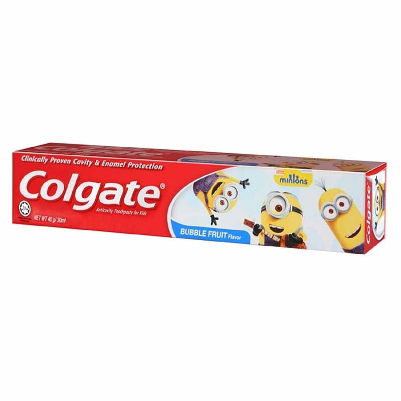 Colgate Kids Toothpaste Minions Bubble Fruit 40g | Shopee Singapore