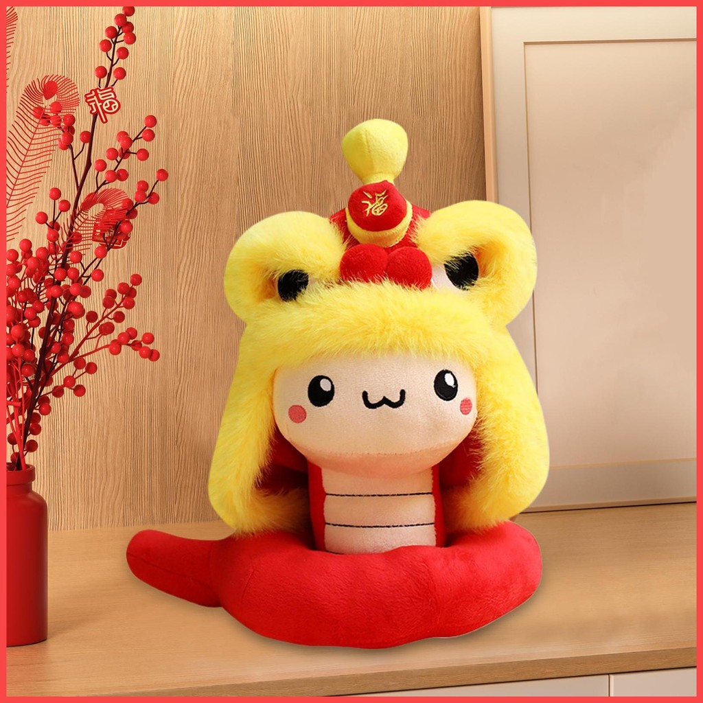 Year of The Snake Plush Cartoon Snake Good Luck 2025 Stuffed Animal ...