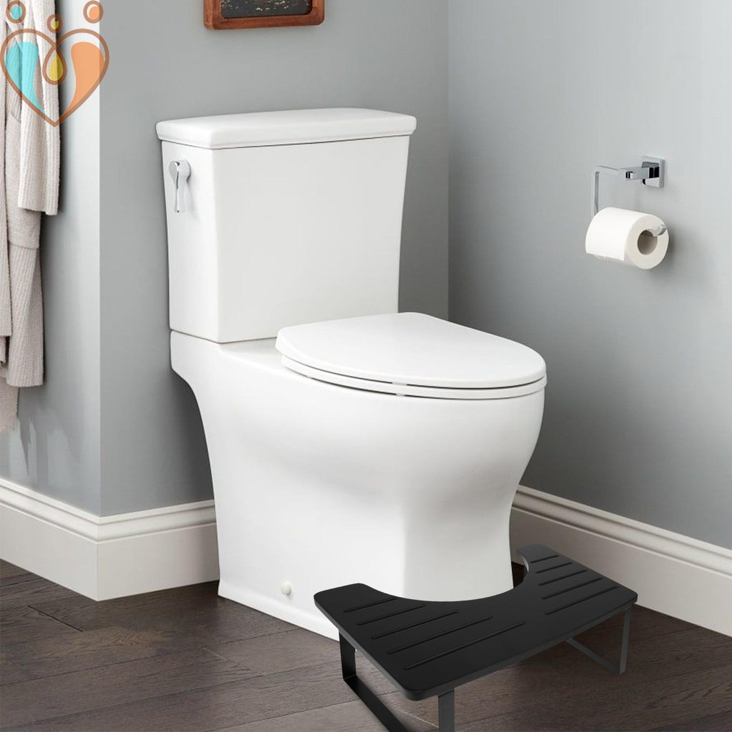 Wood Poop Stool Stable Toilet Squat Stool Folding Adult Toilet Poop ...