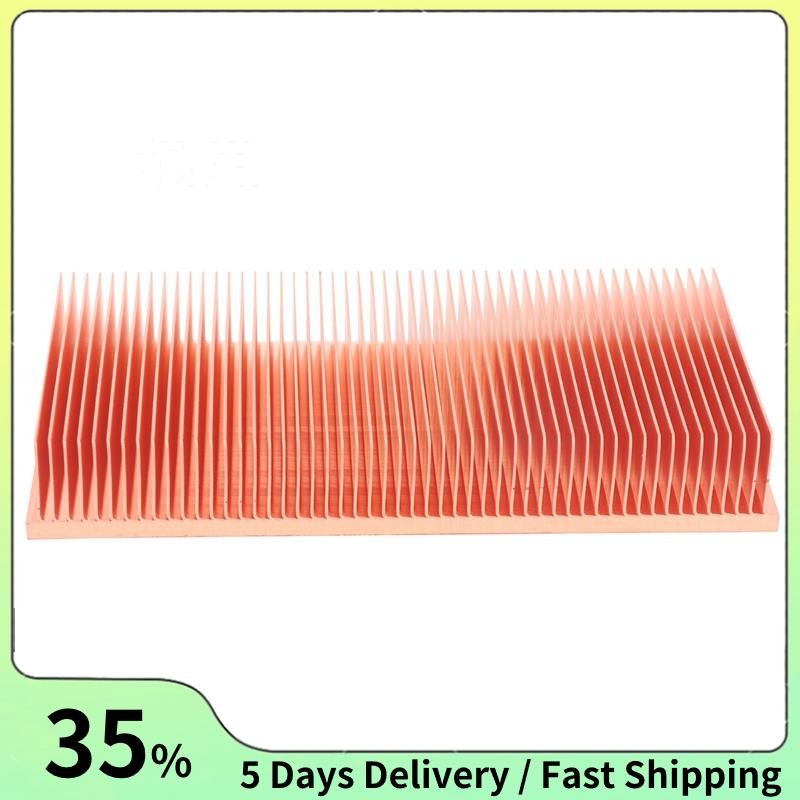 Pure Copper Heatsink 100X50X15mm Skiving Fin Heat Sink Radiator for ...